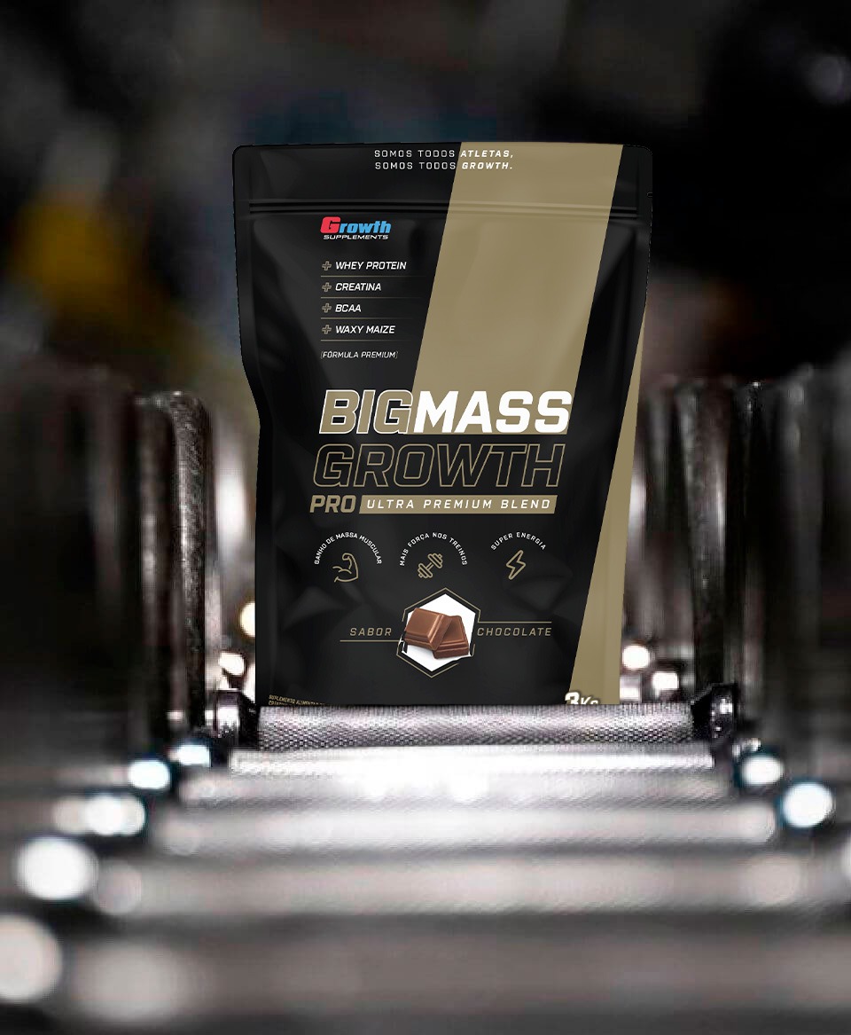 Big Mass Pro Hipercalórico 3kg - Growth Supplements