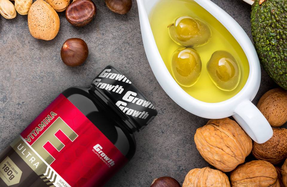 Vitamina E: Suplemento com 120 Cápsulas | Growth